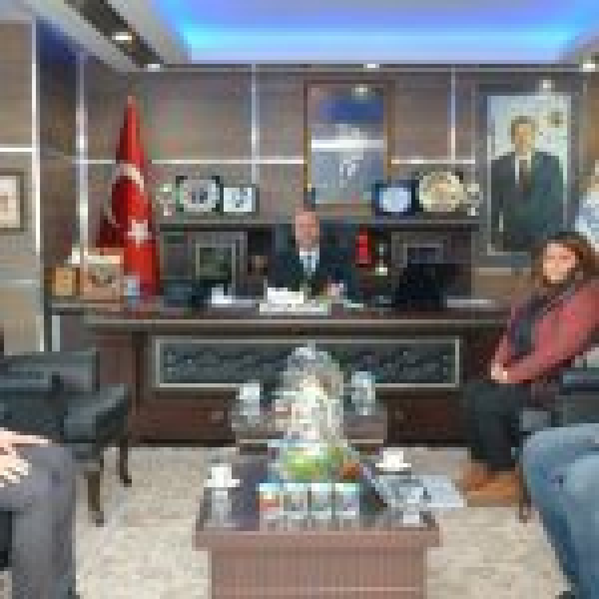 Anadolu Ajans Yetkililerinden Başkan Bozkurt'a Ziyaret